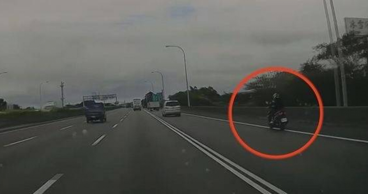 員林國道誤闖機車騎士驚魂路肩逃離 警方嚴懲罰3000元起 | 社會 | CTWANT