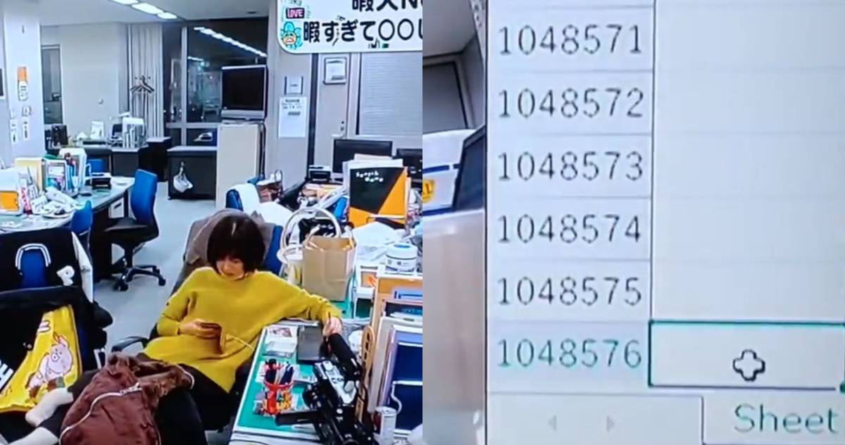 真的太閒！女主播9小時實測「Excel最多有幾列」 內行人：快捷鍵1秒解答 | 財經 | CTWANT