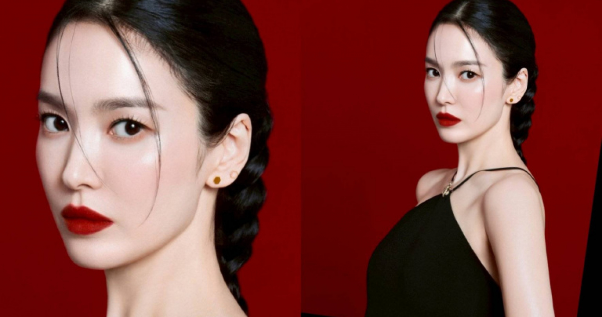 宋慧喬靠「這張照片」又贏了！挖肩禮服配性感紅唇氣場炸裂 顏值直接封神！ | 漂亮 | CTWANT