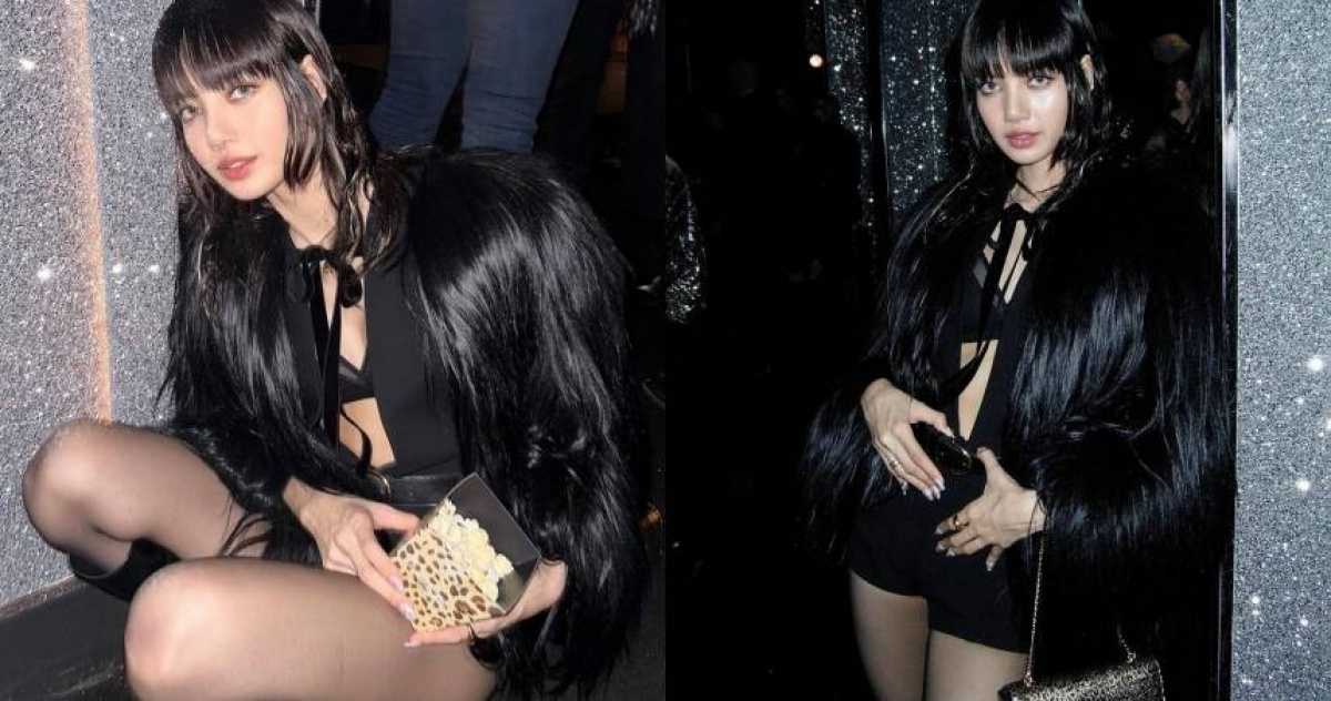 Lisa驚喜現身CELINE 2023冬季男裝秀場！深V美Bra搭皮草外套火辣指數破表！成功攻佔媒體版面 | 漂亮 | CTWANT