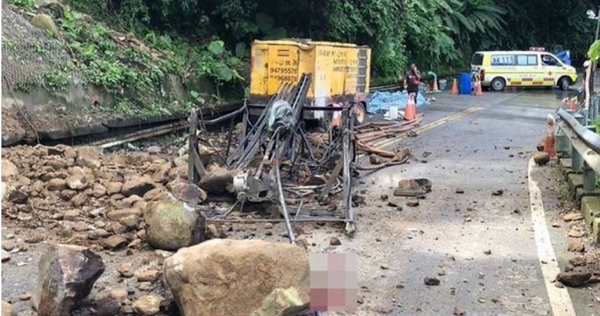 快訊／苗62線落石穿防護網 砸死1工人 | 社會 | CTWANT