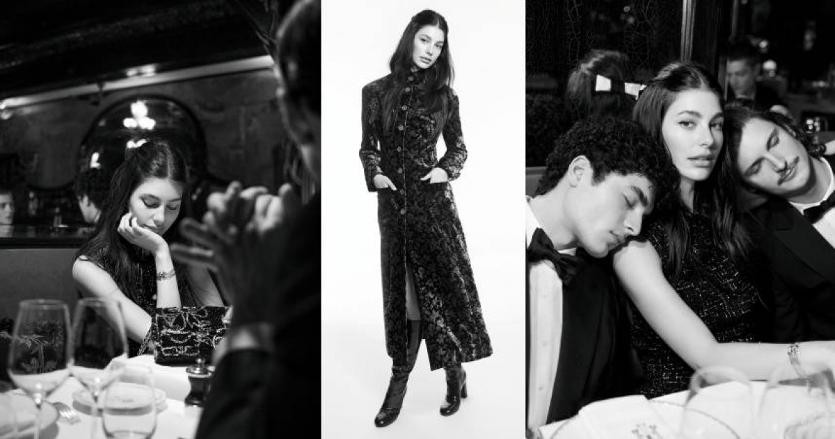 香奈兒 2024/25 秋冬前導系列搶先看！看卡蜜拉·莫羅尼Camila Morrone的性感優雅之姿 | 漂亮 | CTWANT