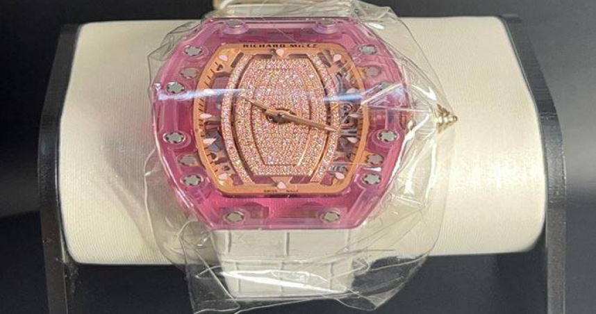 全球僅7只！中檢扣押「RM粉鑽錶」3900萬拍出 神秘買家身分疑曝光 | 社會 | CTWANT