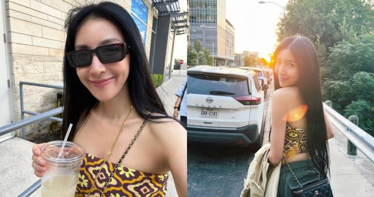 楊謹華陪老公到德州休長假卻遇熱浪50度！IG曬露肩亮顏照，網友大讚超性感！ | 漂亮 | CTWANT