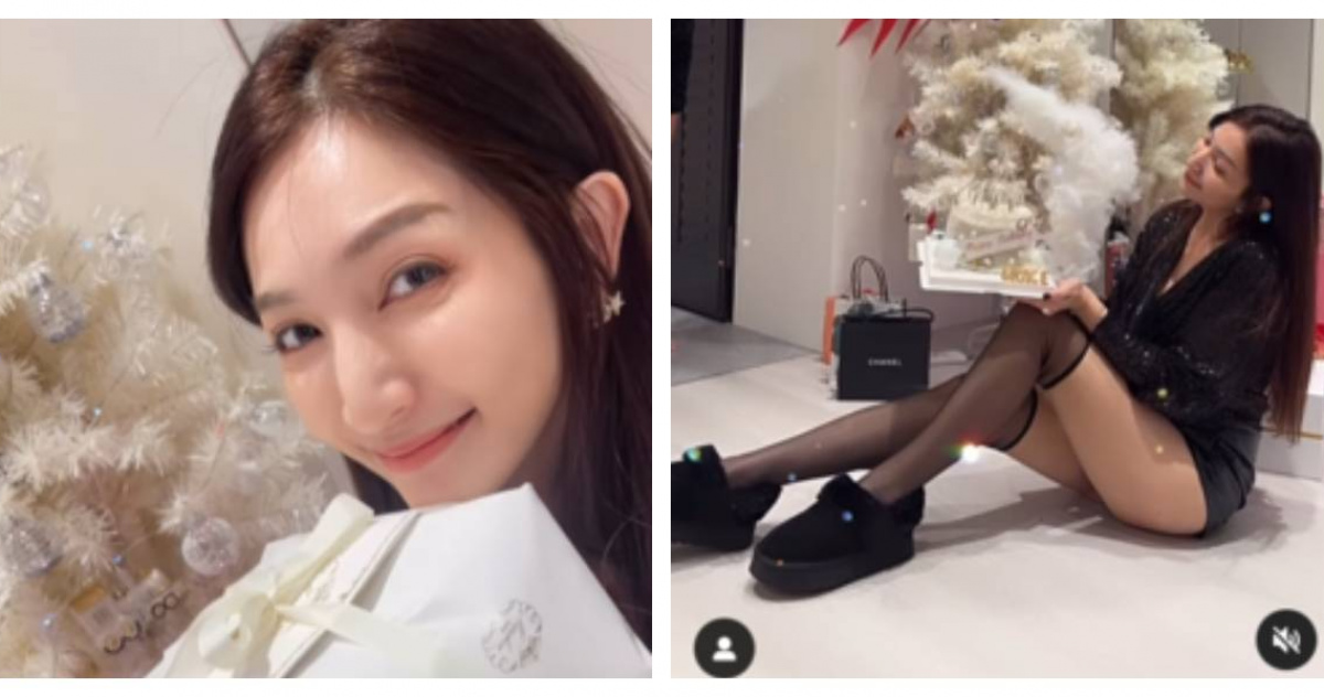 阿翔老婆破尺度「透視黑絲」狂露 Grace聖誕趴穿超辣鉛筆腿被看光 | 娛樂 | CTWANT