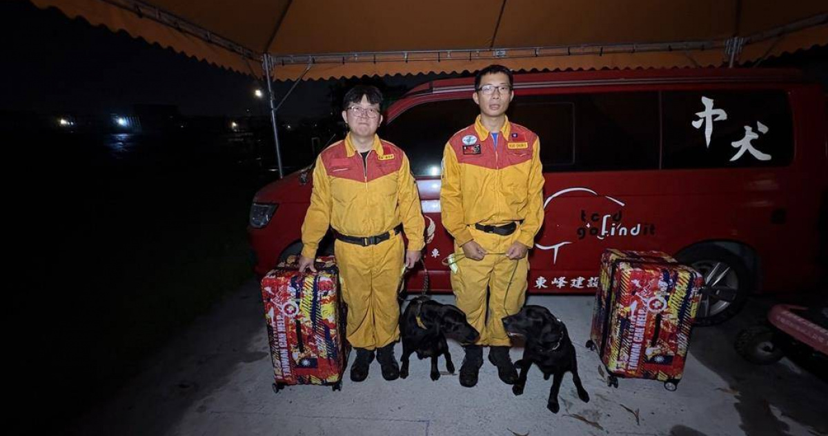 馳援花蓮！台中特搜隊9車35人+2「毛英雄」搜救犬整裝待命 | 社會 | CTWANT