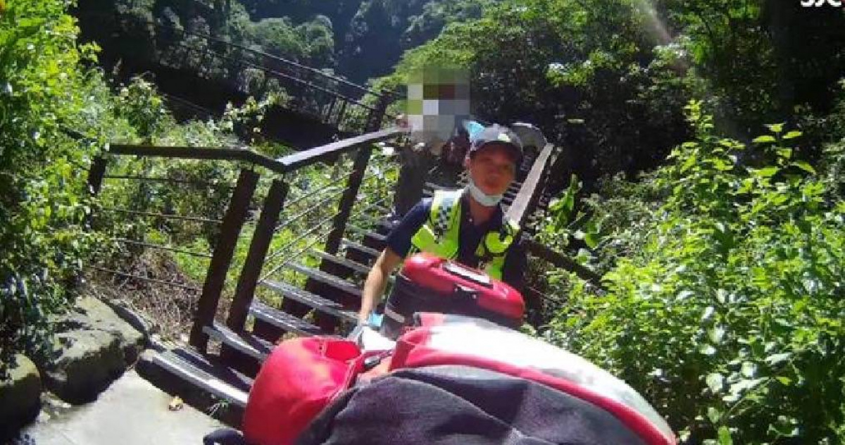嘉義觀音瀑布健行7旬男倒地OHCA！ 民眾消防接力救援仍不治 | 社會 | CTWANT