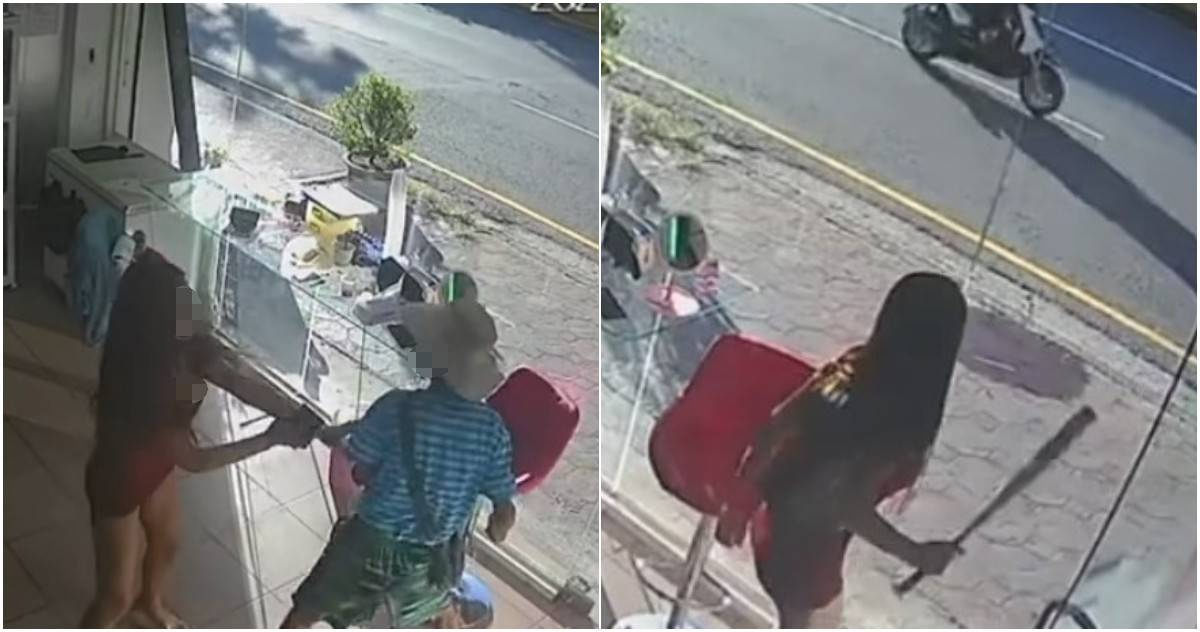 陌生男闖入檳榔攤！辣妹西施「抄鋁棒逼退」 網驚呼：一秒切換戰鬥模式 | 社會 | CTWANT