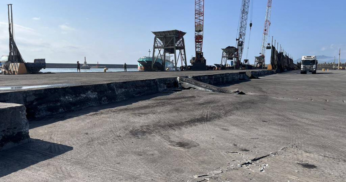 403強震重傷花蓮港 港務公司維修、損失粗估5億元 | 生活 | CTWANT