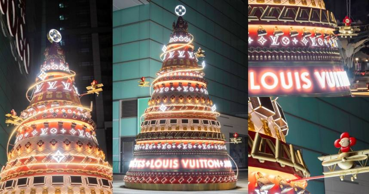 太美太夢幻！路易威登LV台灣首座聖誕樹台北復興SOGO盛大登場！同步推出Holiday 2023 假日系列太有看頭！ | 漂亮 | CTWANT