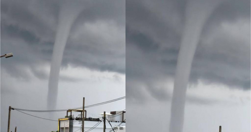 小琉球驚見「巨型水龍捲」距離超近 在地人驚：54年來沒看過 | 生活 | CTWANT