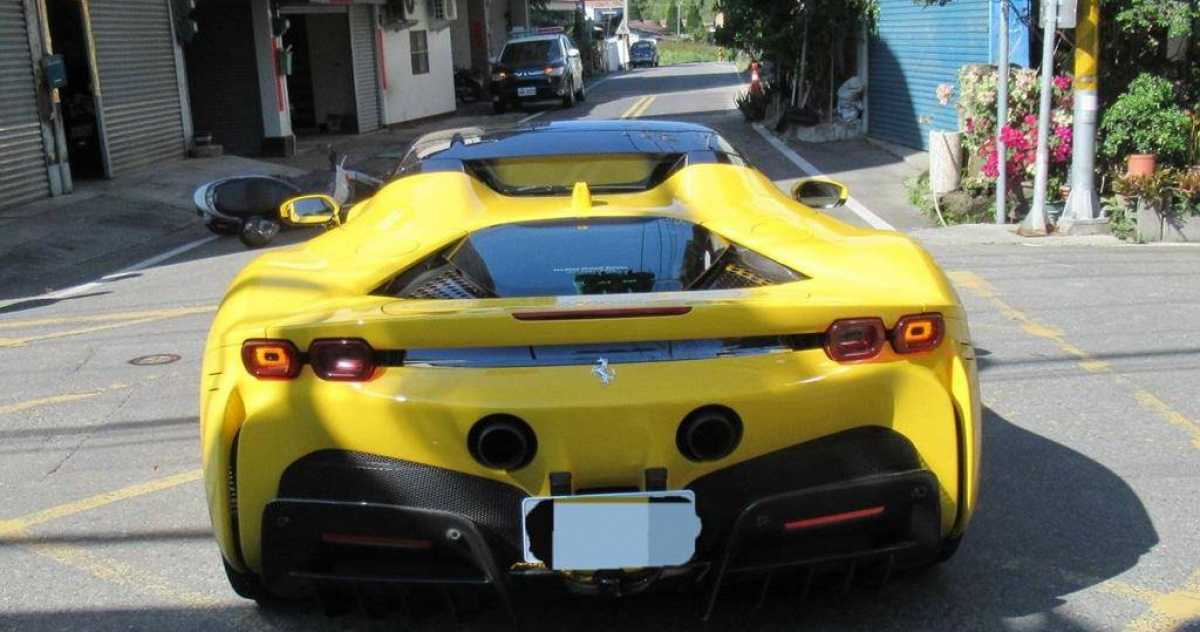 南投婦騎機車擦撞「1600萬限量法拉利」 遭車主提告求償百萬…判決反轉了 | 社會 | CTWANT