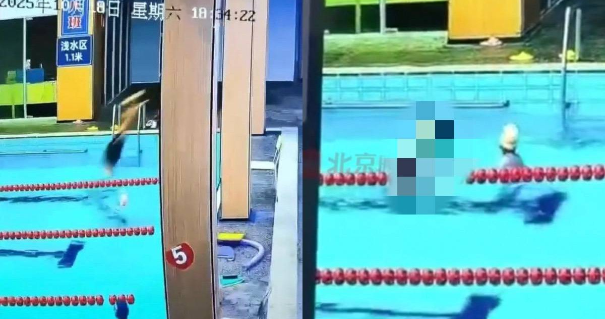 體育老師跳水深110公尺泳池「頸椎斷裂亡」 7歲女兒目睹全程 | 國際 | CTWANT