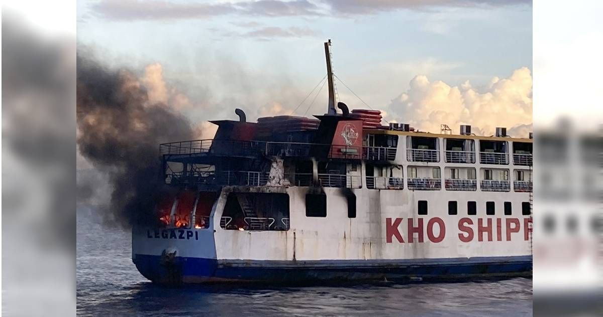 菲律賓渡輪不明原因起火燒5小時！ 船上120人平安獲救 | 國際 | CTWANT